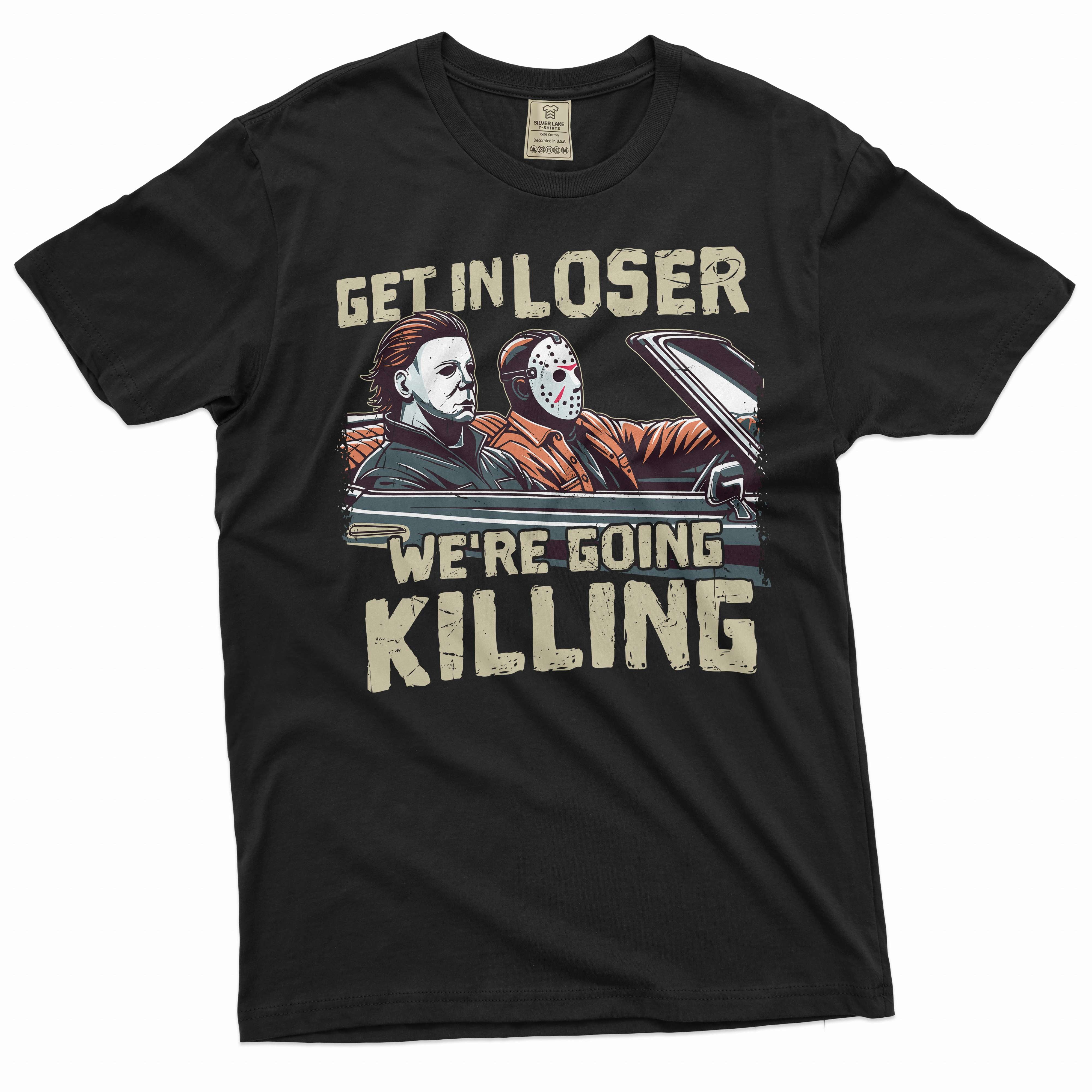 Men's Horror Movie Shirt Serial Killers T-Shirt Halloween Movie Charac ...
