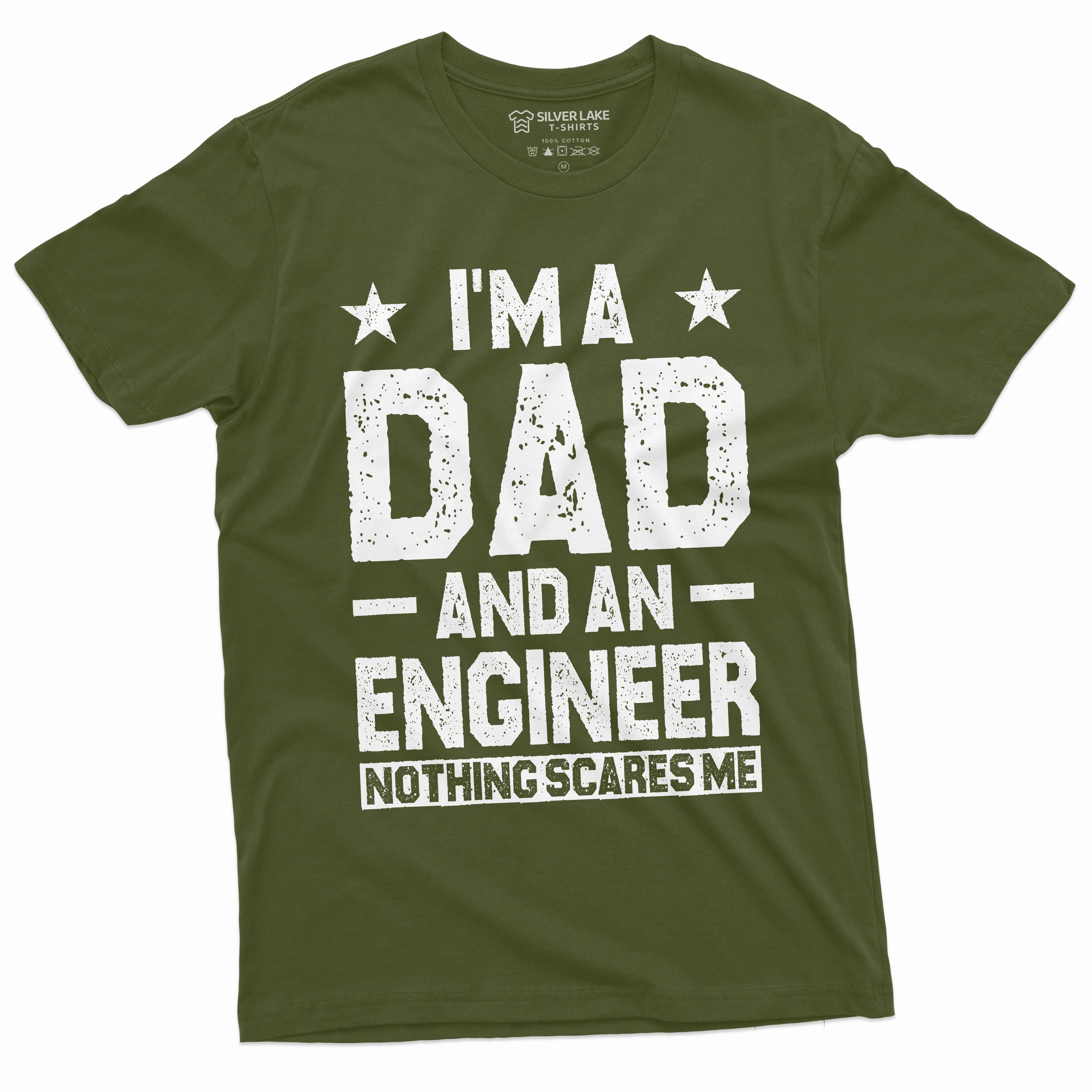 Dad Engineer T-shirt I am a dad and an engineer funny father's day gif ...